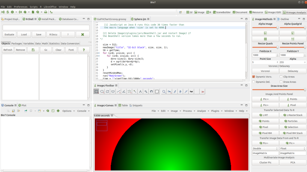 Screenshots – Bio7